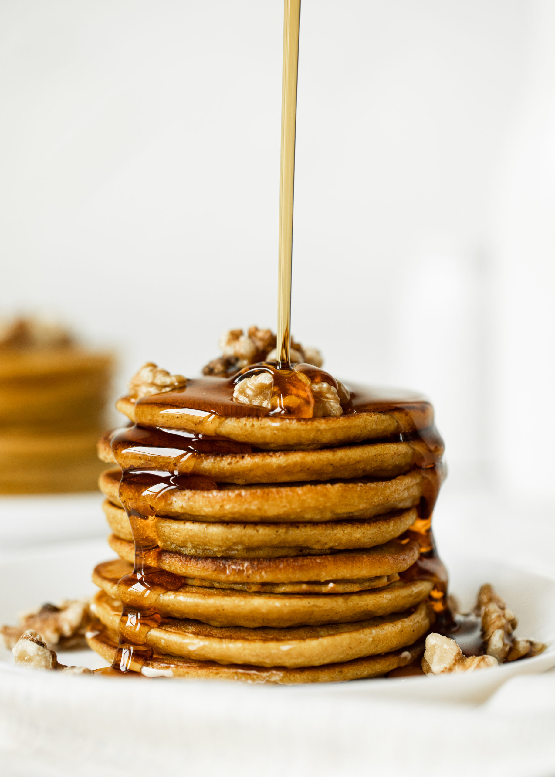 Pumpkin Cinnamon Pancakes | Basil and Dill
